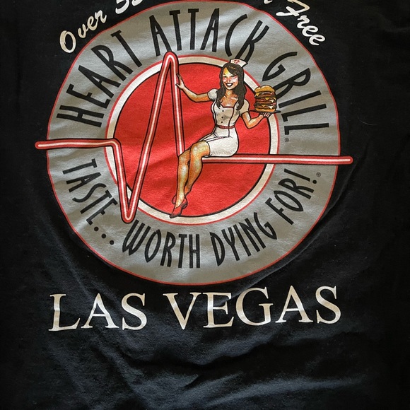 Las Vegas | Shirts | Heart Attack Grill Las Vegas Tacky Fast Foot ...